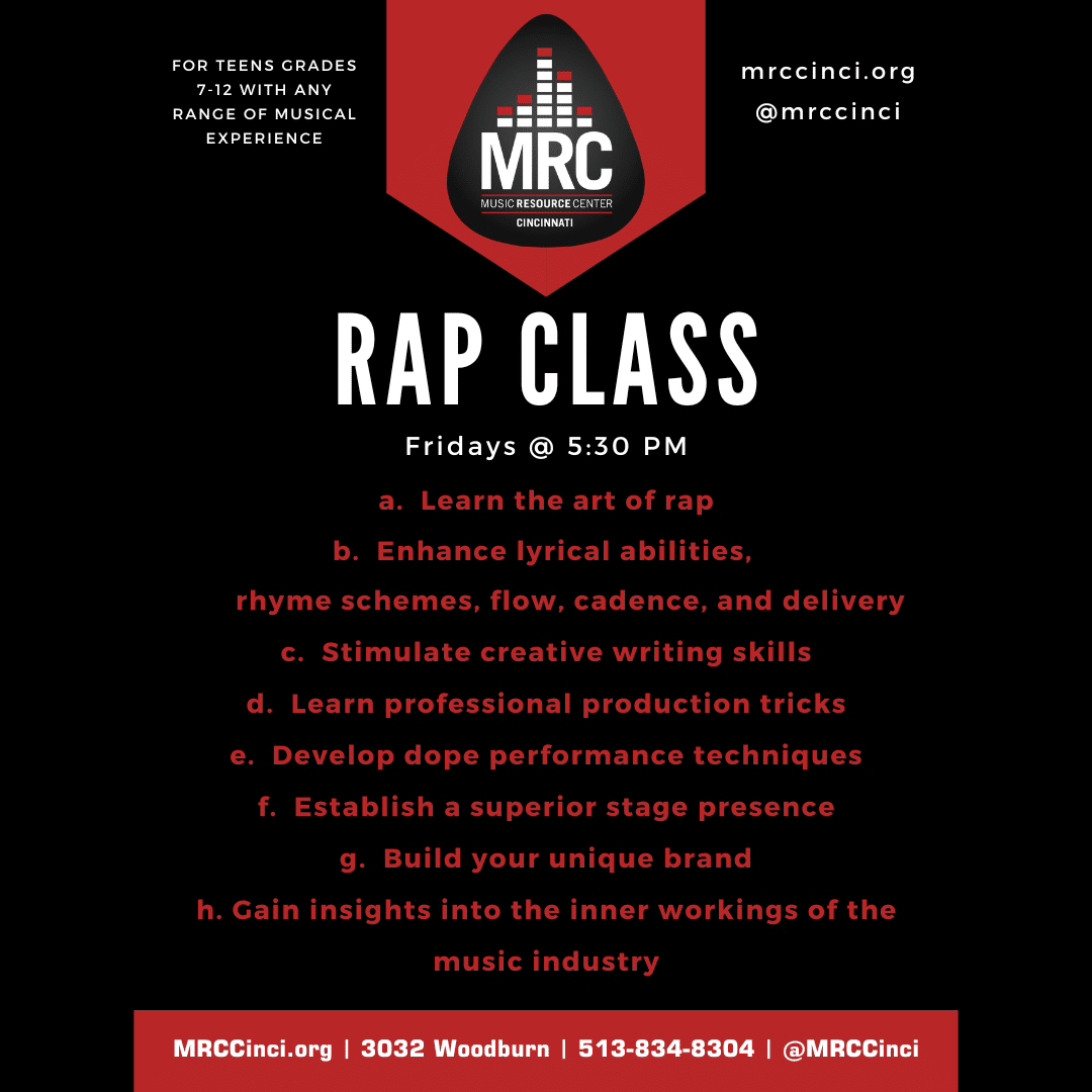 Spring Semester Rap Class - Music Resource Center